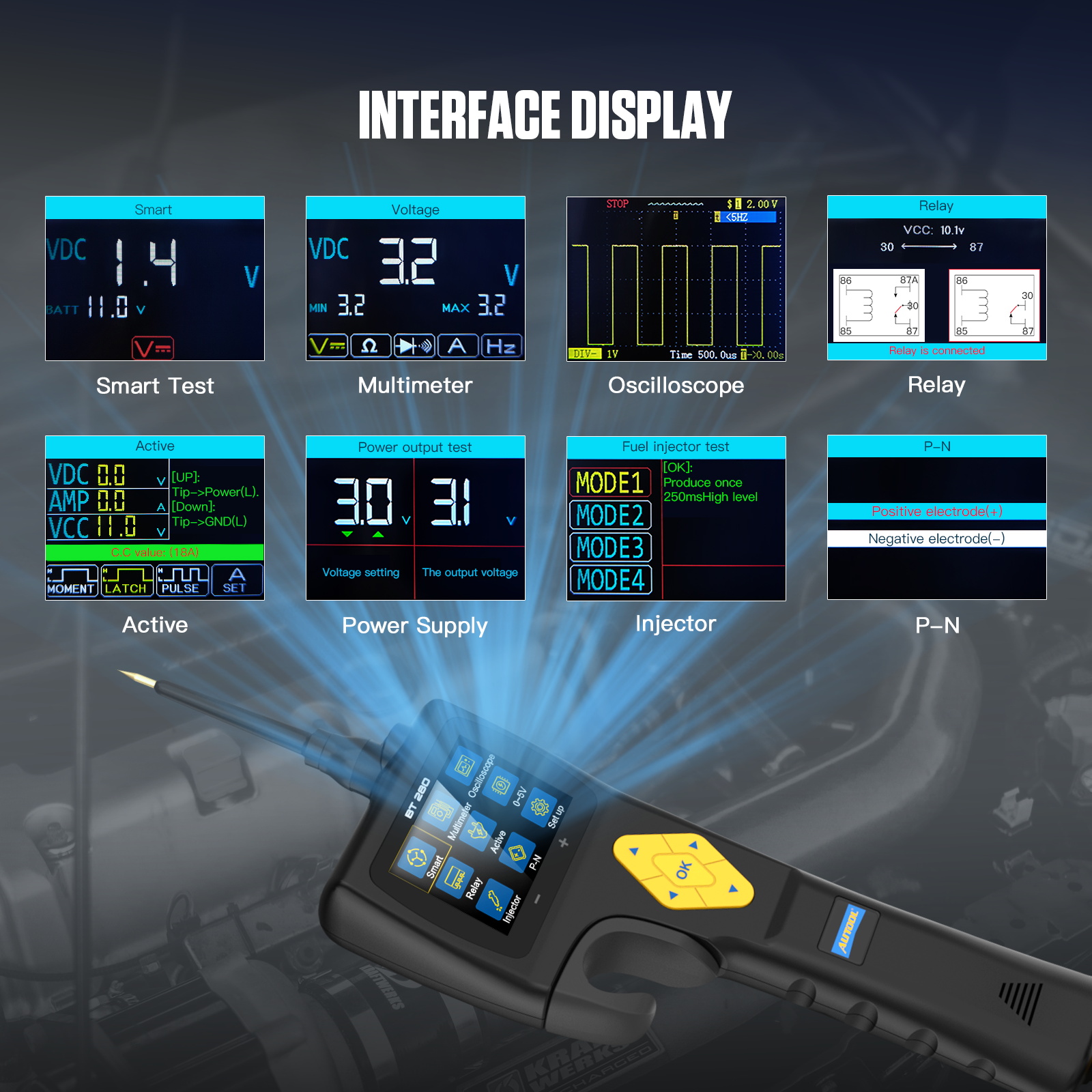 BT280 Automotive Circuit Tester Car Circuit Tester
