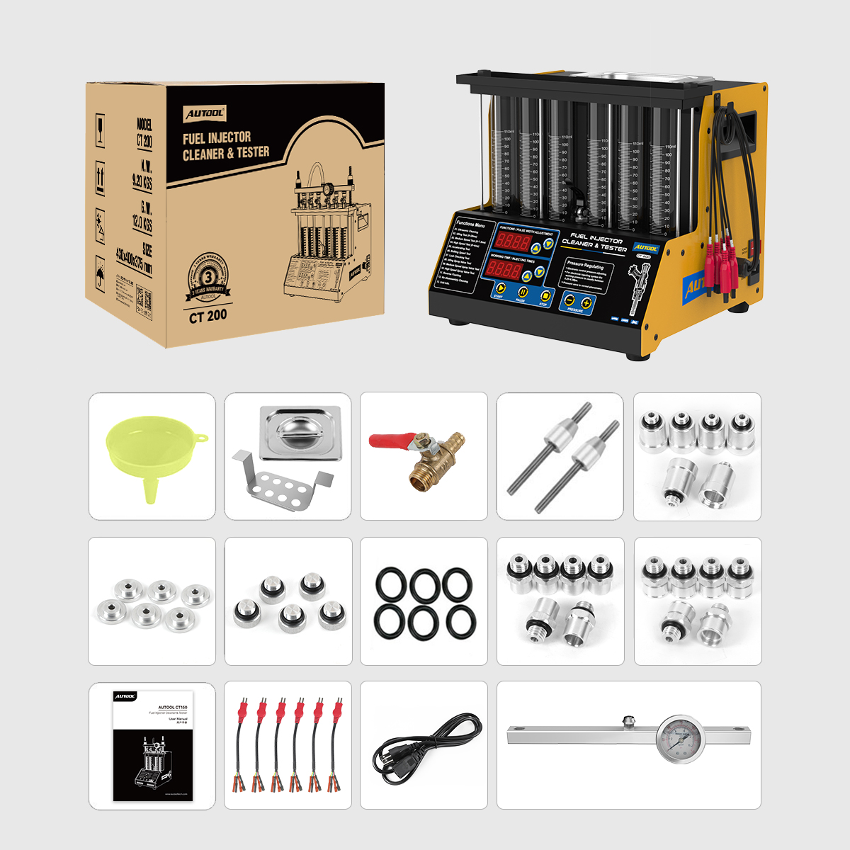 CT200 Fuel Injector Tester & Cleaner