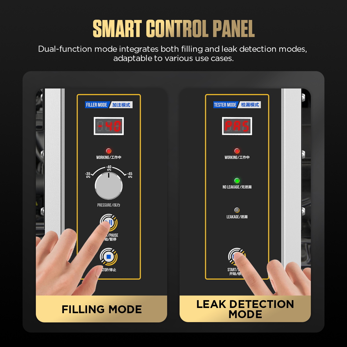 SC301 Automotive Coolant Leak Detector and Filler