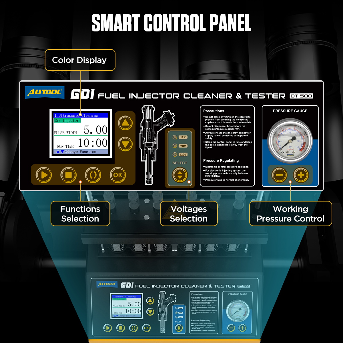 CT500 Fuel Injector Tester & Cleaner