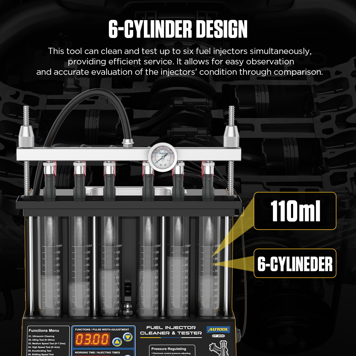 CT200 Fuel Injector Tester & Cleaner