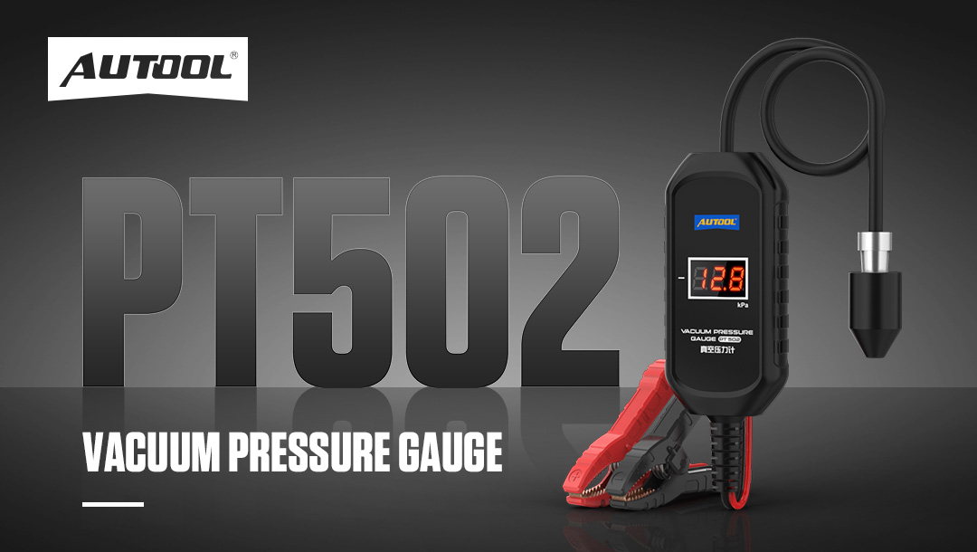 AUTOOL New Product Release | PT502 Vacuum Pressure Gauge