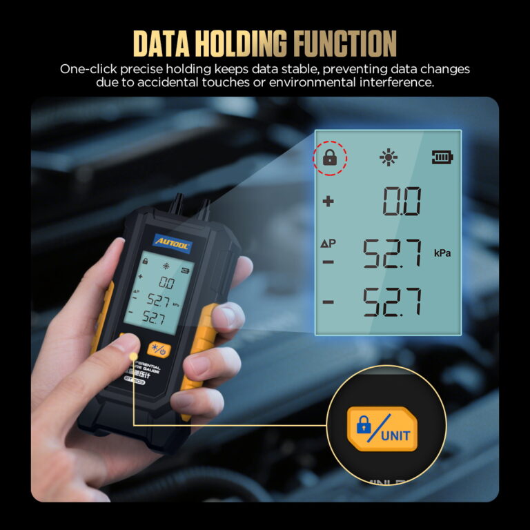 AUTOOL New Product Release | PT503 Mini Differential Pressure Gauge